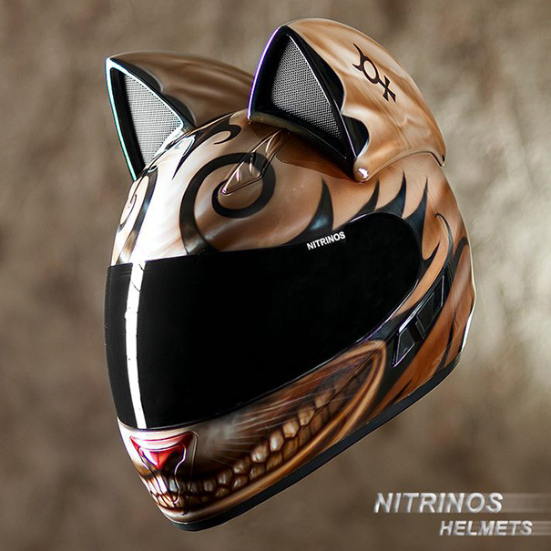 Helm Kucing, Cocok Banget Buat Kamu Pecinta Kucing dan Lady Biker - The ...