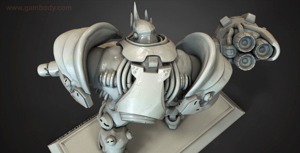 Overwatch - Reinhardt 3D Model | Static Figurine | 3D Printing Designs