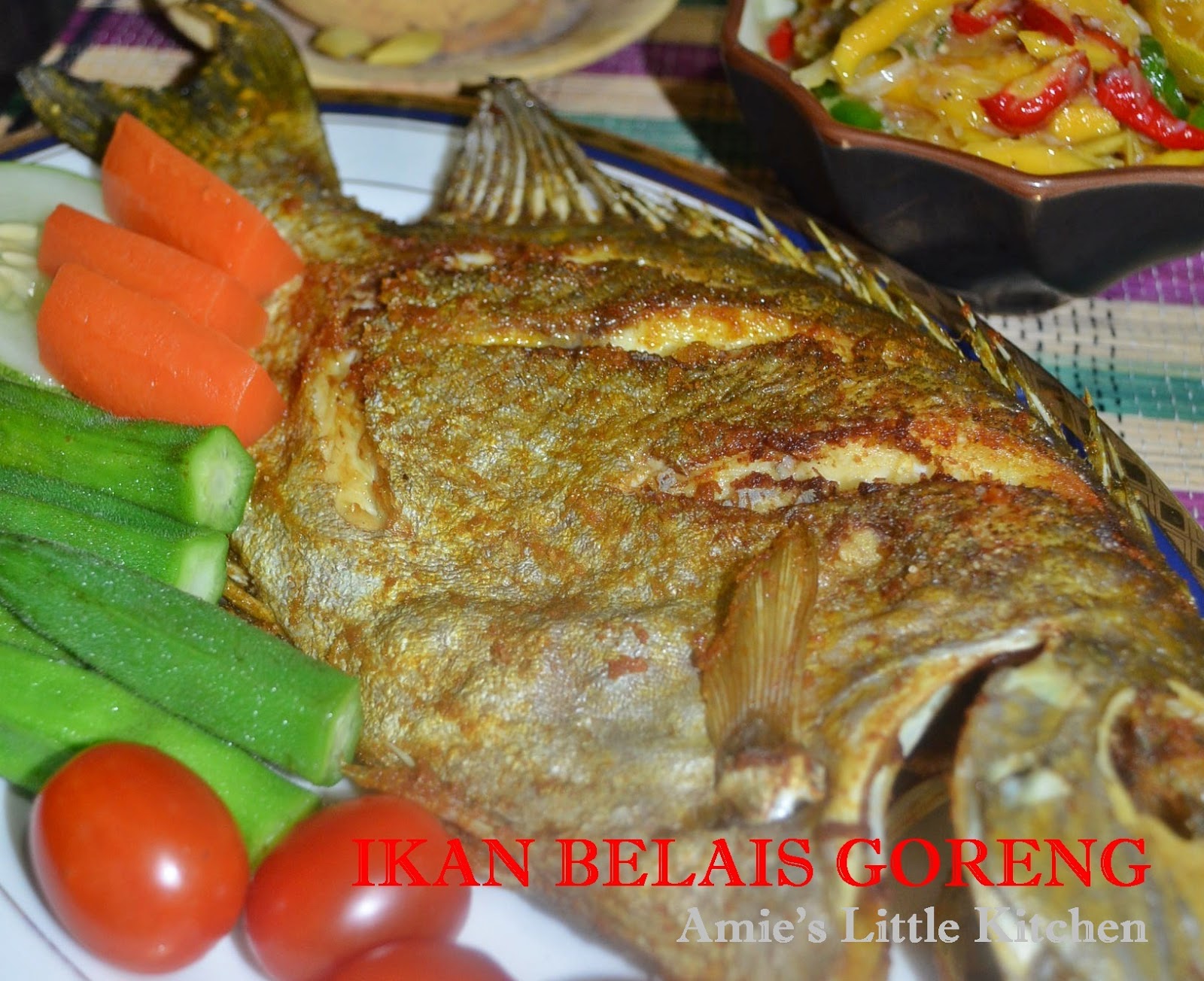 Cencaluk & Bambangan, Ikan Belais Goreng & Ulam-Ulaman - Amie's Little ...