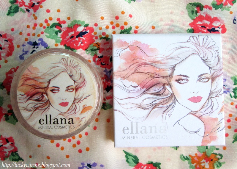 Lucky Citrine: Ellana Pressed Mineral Powder Foundation in Chai Tea Latte