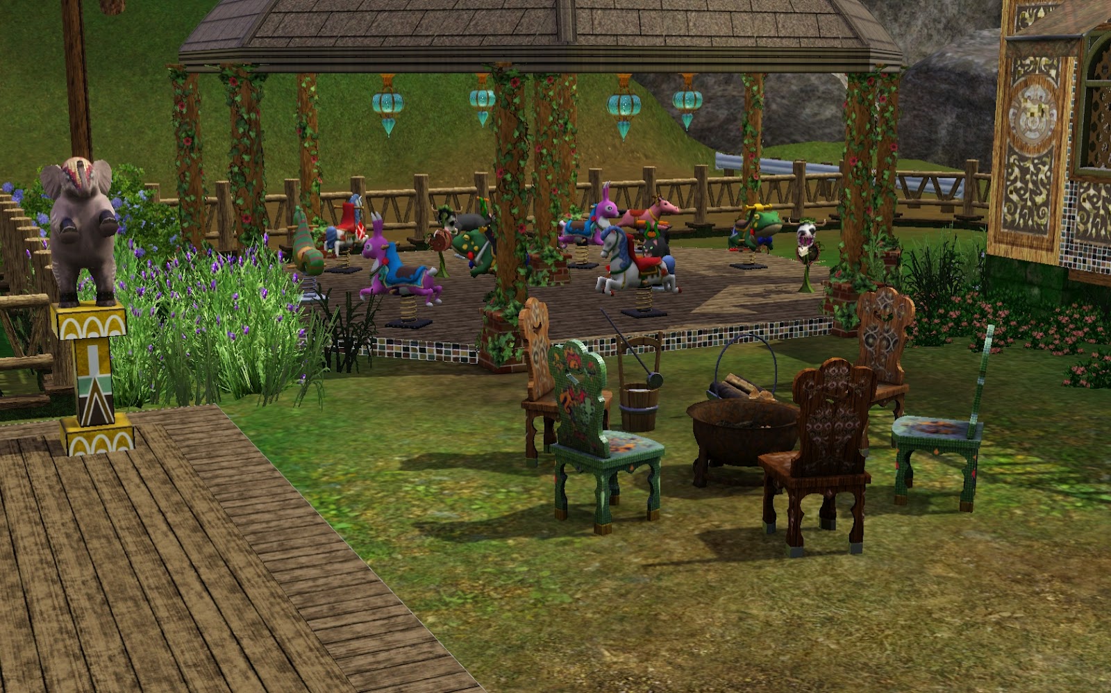 AznSensei's Sims 3 Store Blog: Circus-Themed Lot