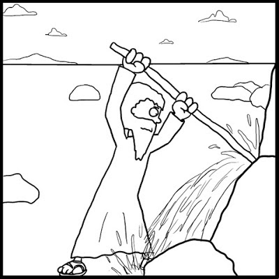 MOISÉS. AGUA DE LA ROCA