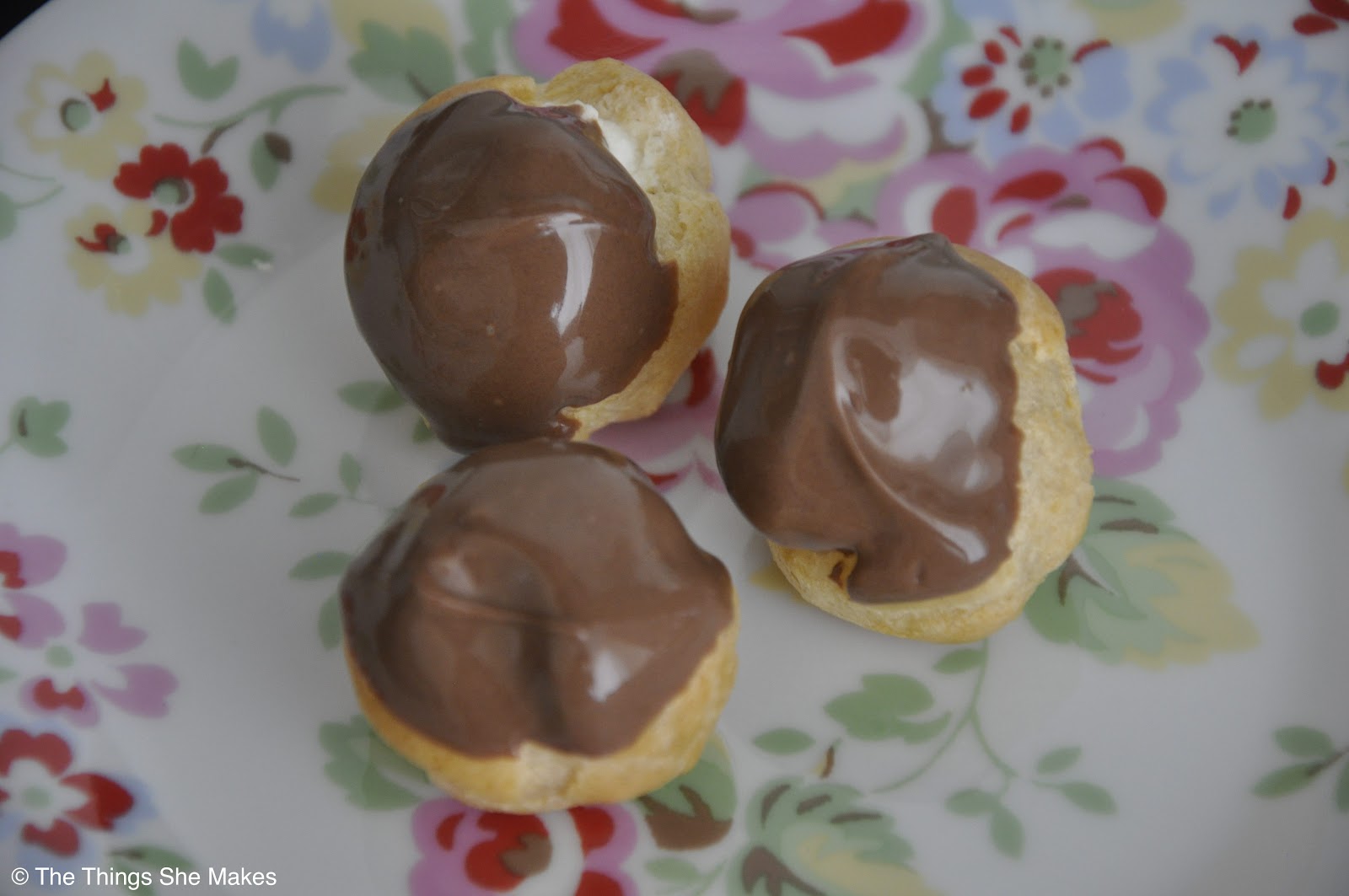 Choux Pastry: Sorted - Chocolate Profiteroles | The Things She Makes