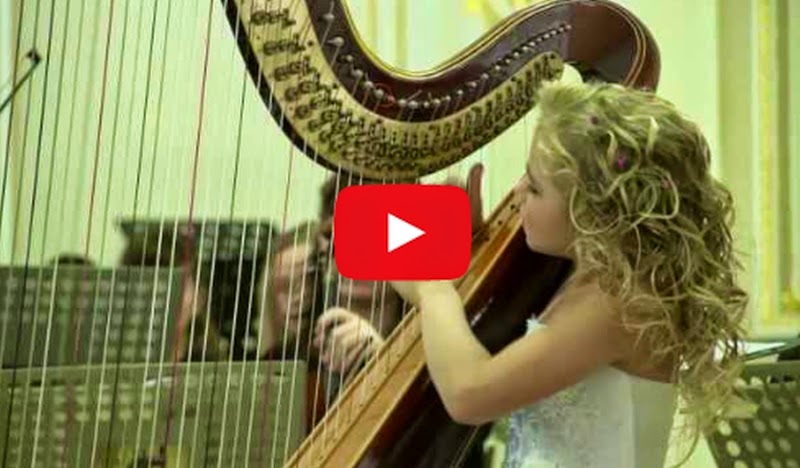 Watch as this Young Girl Performs an Amazing Melody on the Harp - You ...