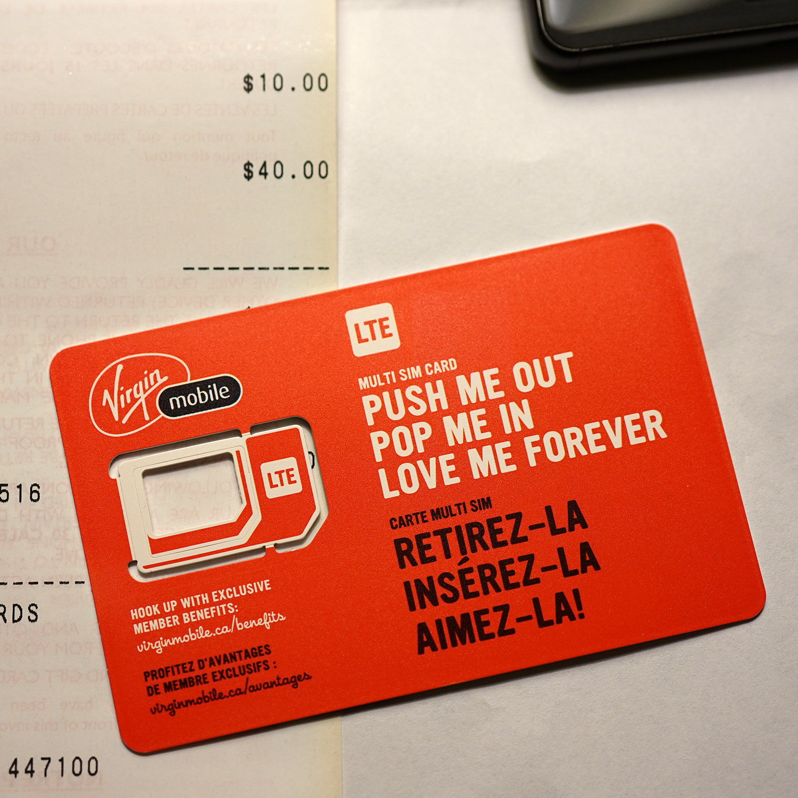 chiaroscuro: カナダのVirgin mobile SIM