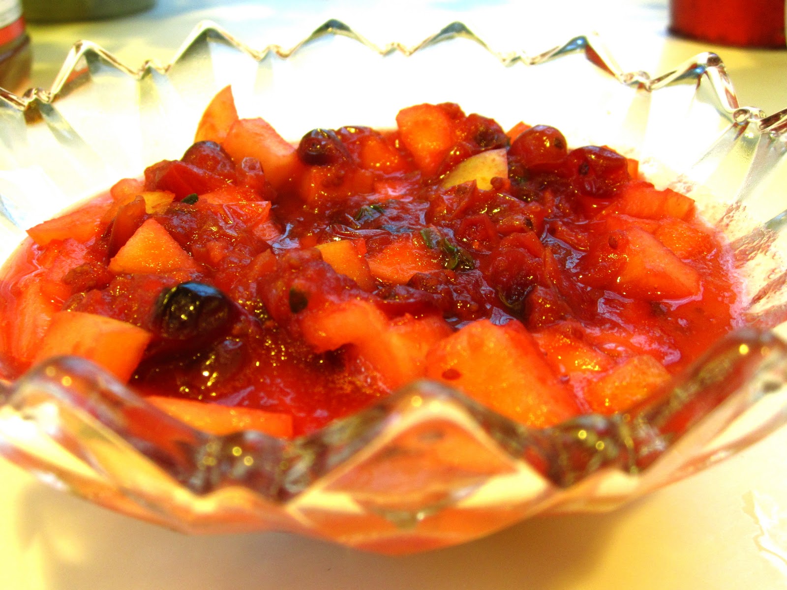 Kvell in the Kitchen: Cranberry Apple Relish with Fresh Thyme