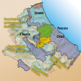 Wine -- Mise en abyme: The Abruzzo (Italy) wine region