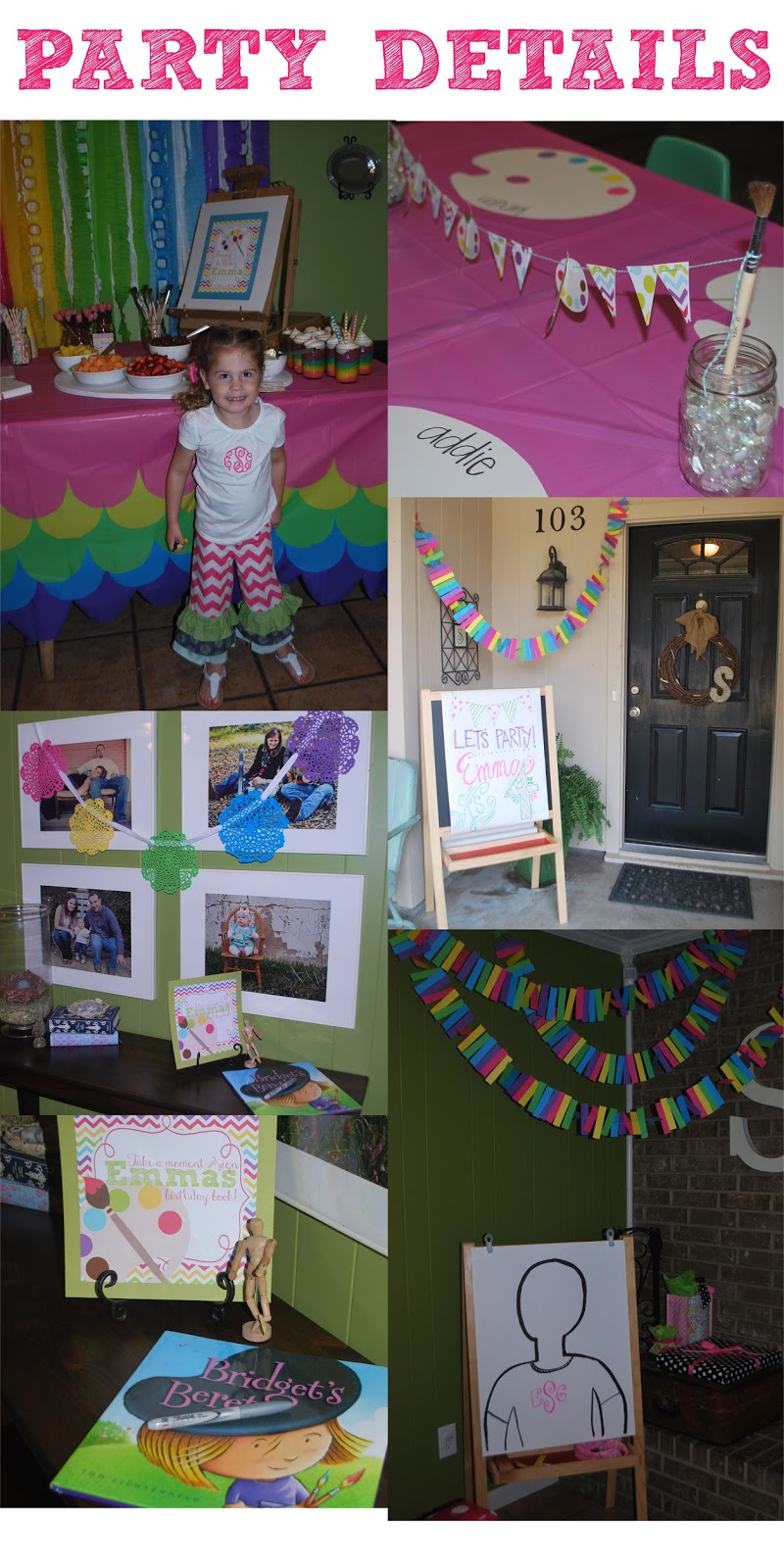 snowbird design: Artist Party Details