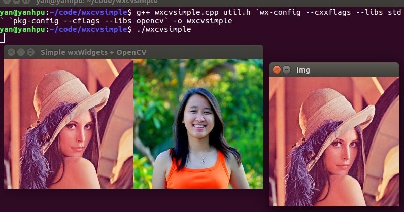 Cool-Emerald: OpenCV with wxWidgets