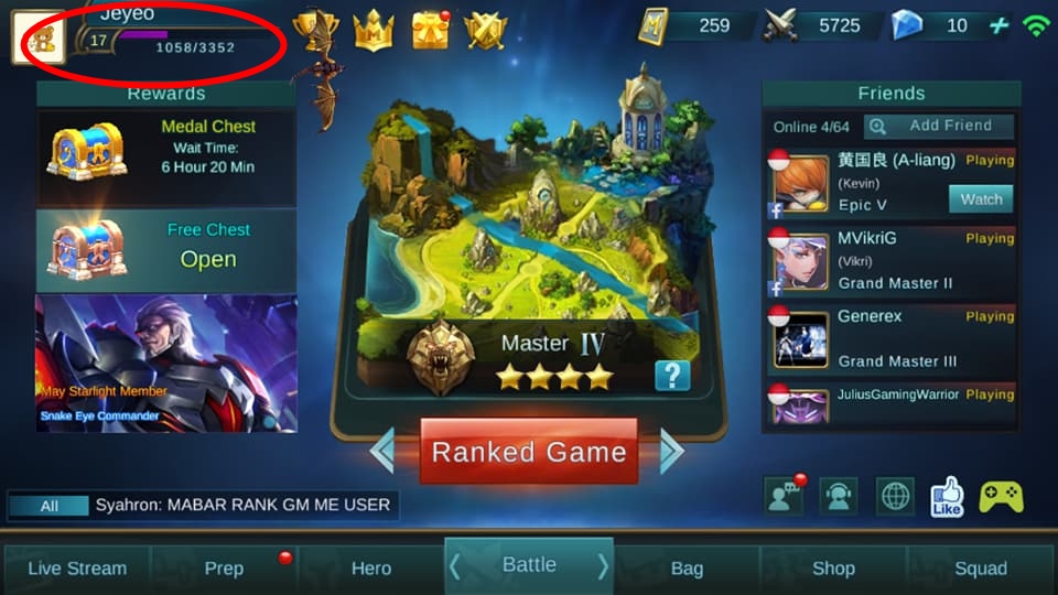 Cara Live Streaming di Mobile Legends