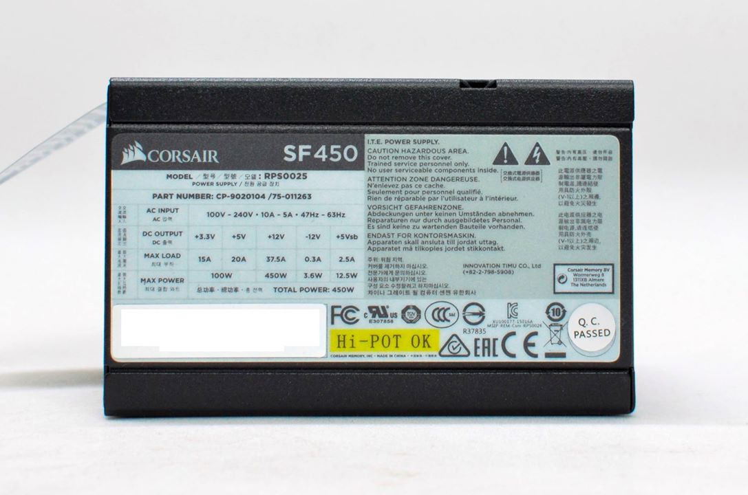 REVIEW - Corsair SFX SF450 (450W)