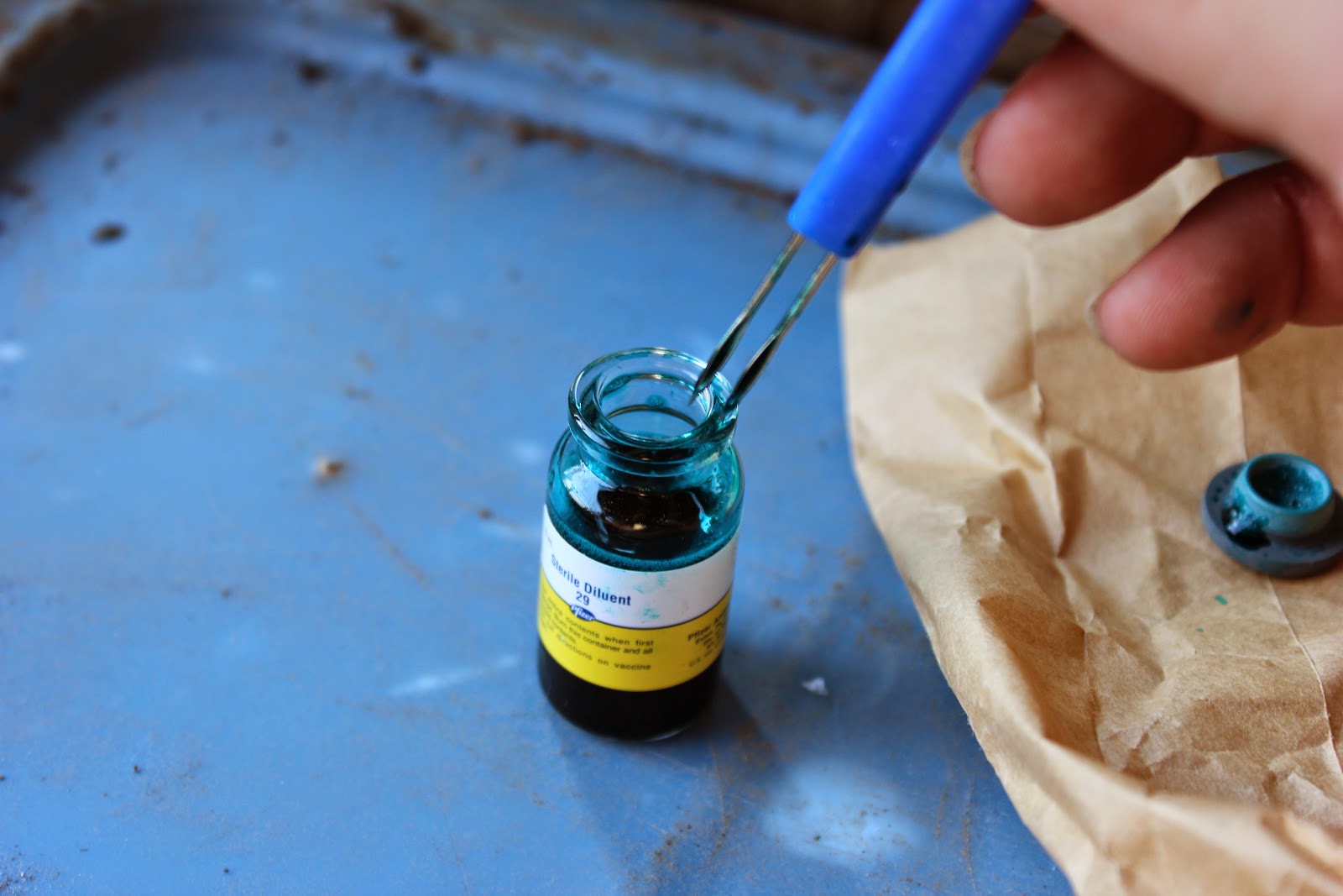 HighTail Farms: Administering Fowl Pox Vaccine to Turkeys