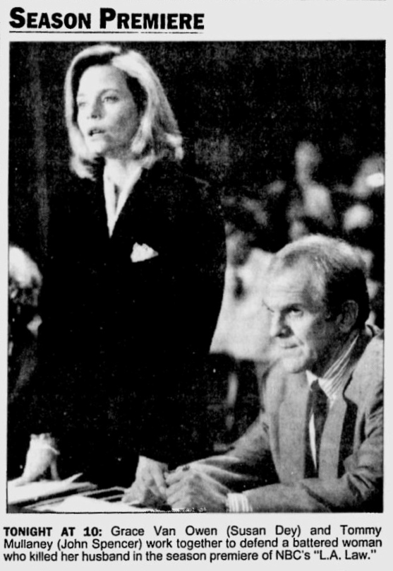 Everything Susan Dey: Grace Van Owen era newspaper clippings