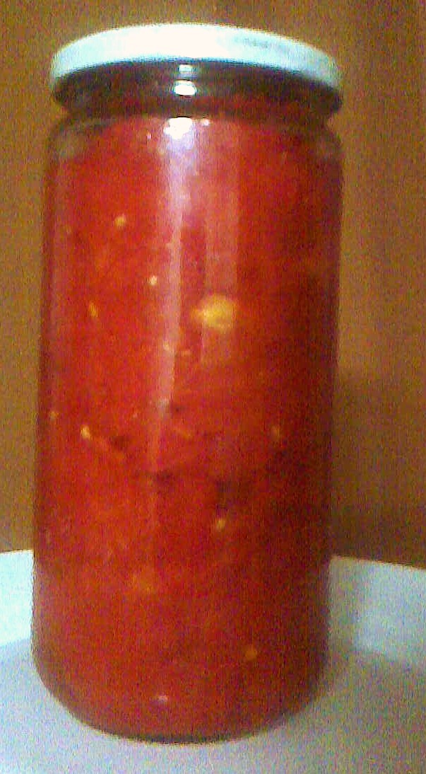 el pesebre: TOMATE NATURAL EN CONSERVA CASERO