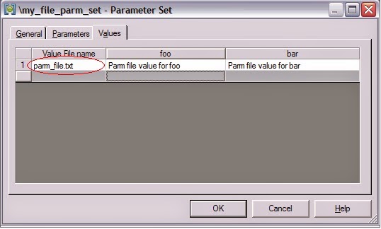 Data Integration & Warehousing: Parameters Using Parameter/Value Set/Value File in Datastage