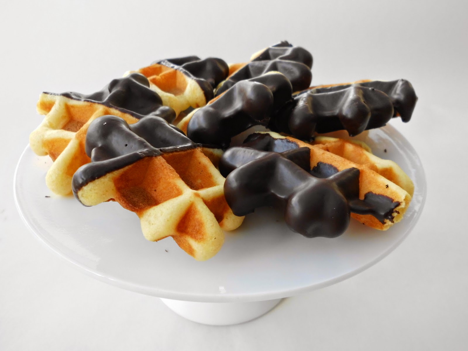 creaymme: Mini wafeltjes met chocolade