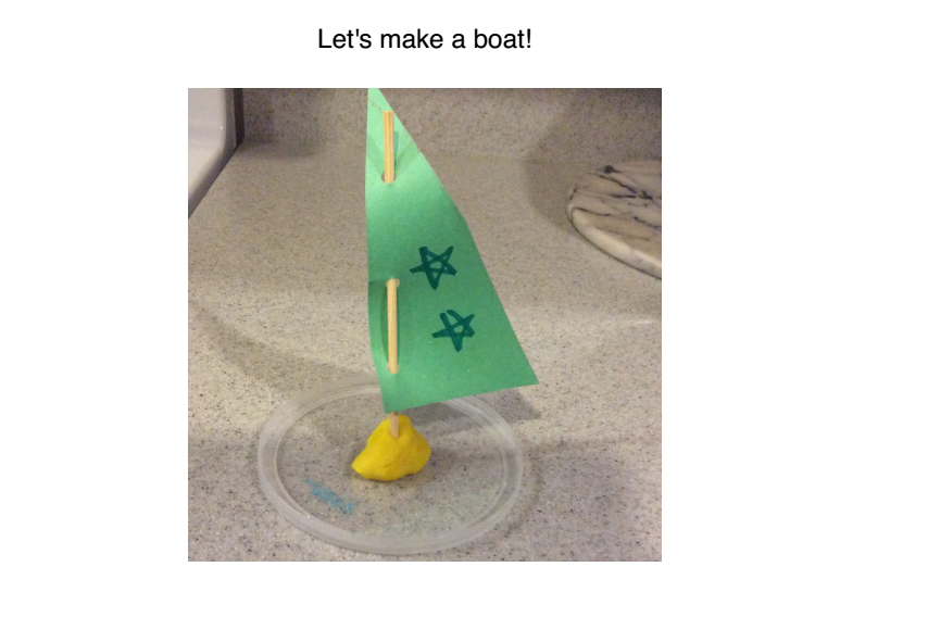 Chapel Hill Snippets: Let's Make a Boat---Simple craft with printable ...