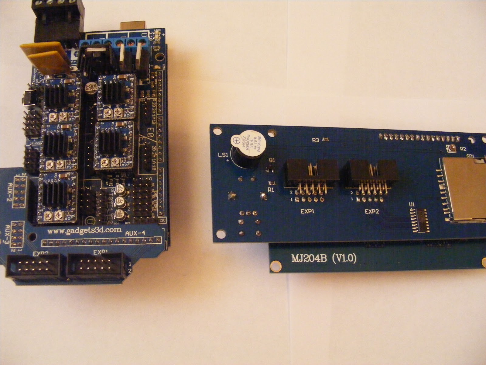 ALF 3D Printer: RAMPS GADGETS3D LCD and SHIELD v1.0