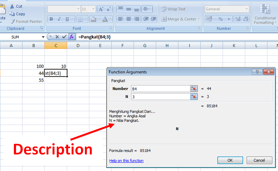 MACRO IN EXCEL: Add Description To Function