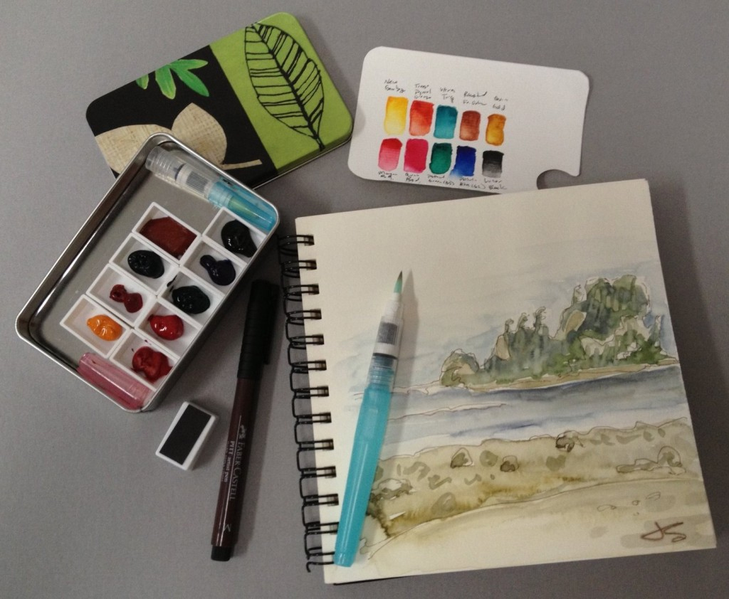 Ben Franklin Crafts and Frame Shop: Daniel Smith Watercolor Demo in ...