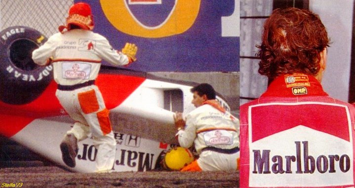 Ayrton Senna: Ayrton Senna Sofre Acidente em Uma Das Curvas Mais ...