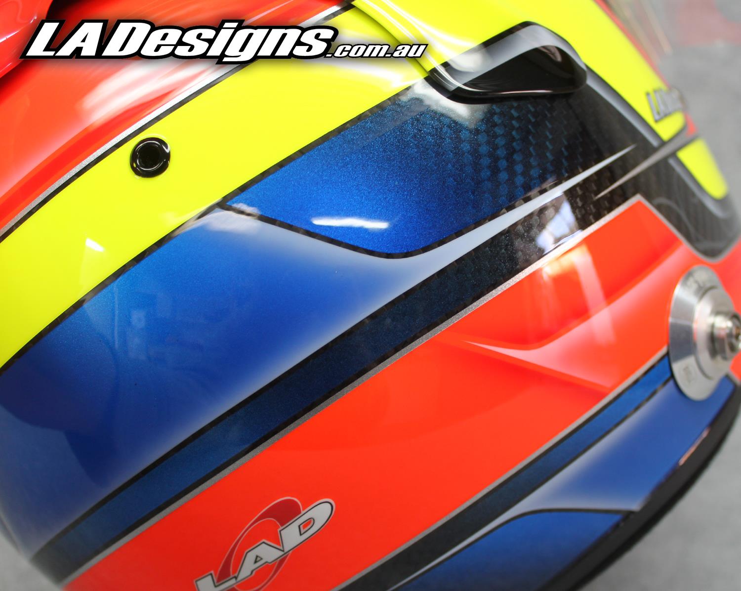 Racing Helmets Garage: Bell HP3 J.Raneri 2012 by LA Designs