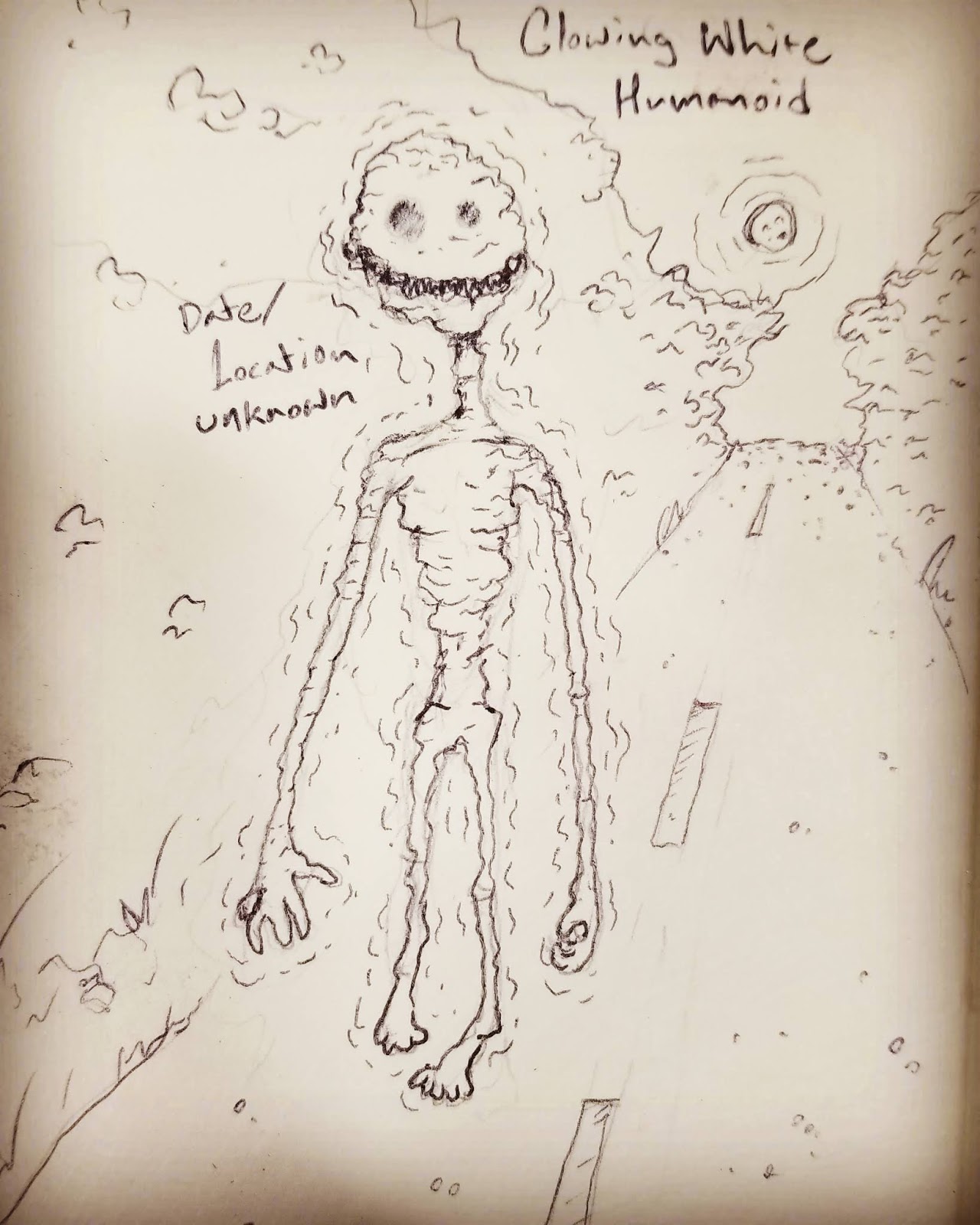 Strange Glowing Humanoid in South West Michigan Woods