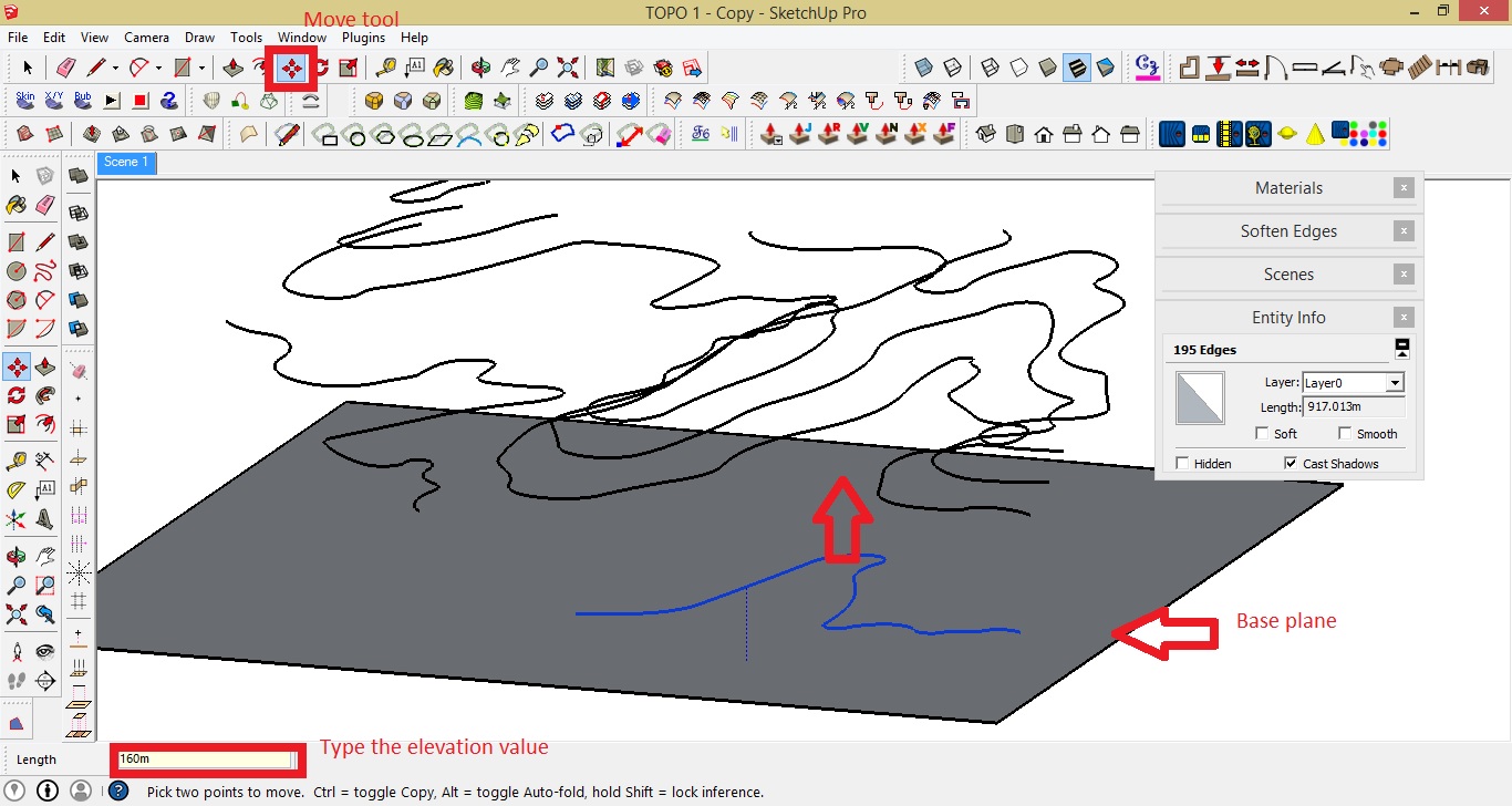 HOW TO MAKE A TOPOGRAPHIC MAP USING SKETCHUP