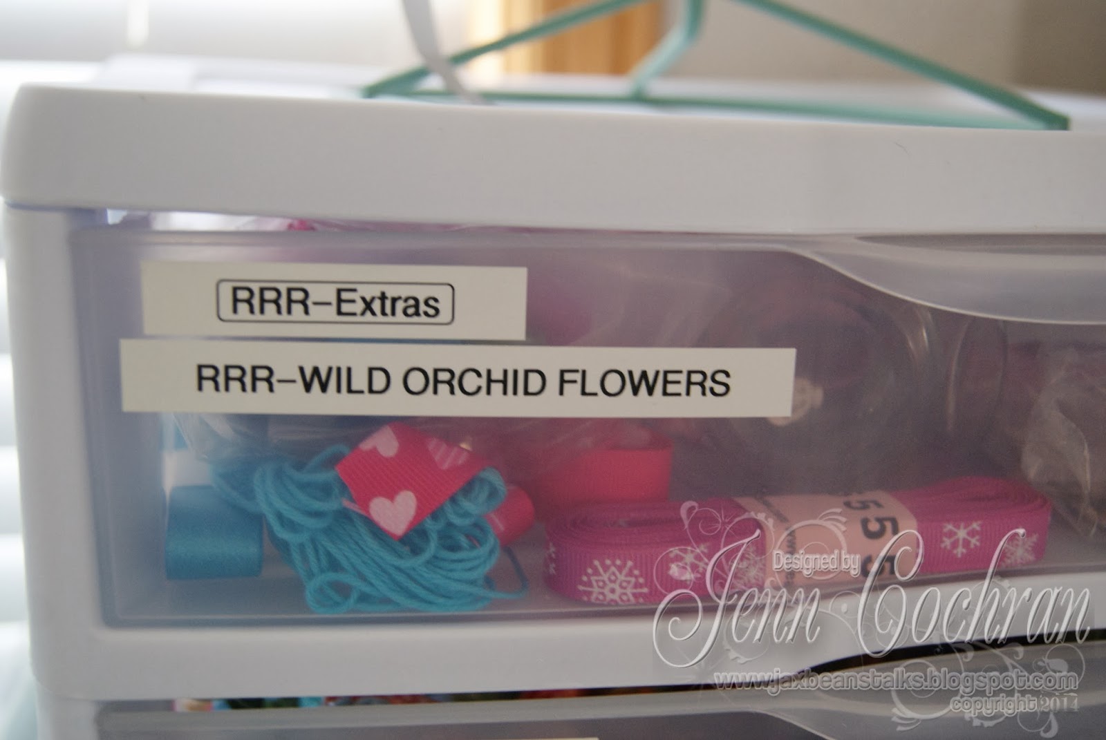 Really Reasonable Ribbon Blog: Crazy Ribbon Storage-By Jenn Cochran