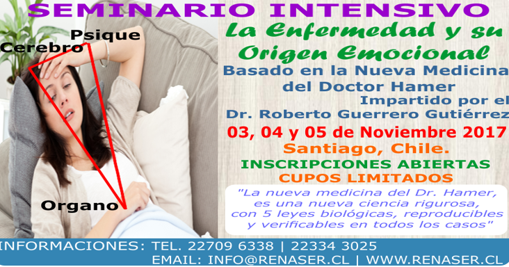 NUEVA MEDICINA GERMANICA. Dr. HAMER: Seminario NMG en Santiago de Chile