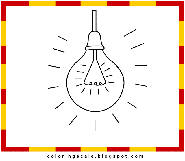 Coloring Pages Printable for kids: Bulb coloring pages