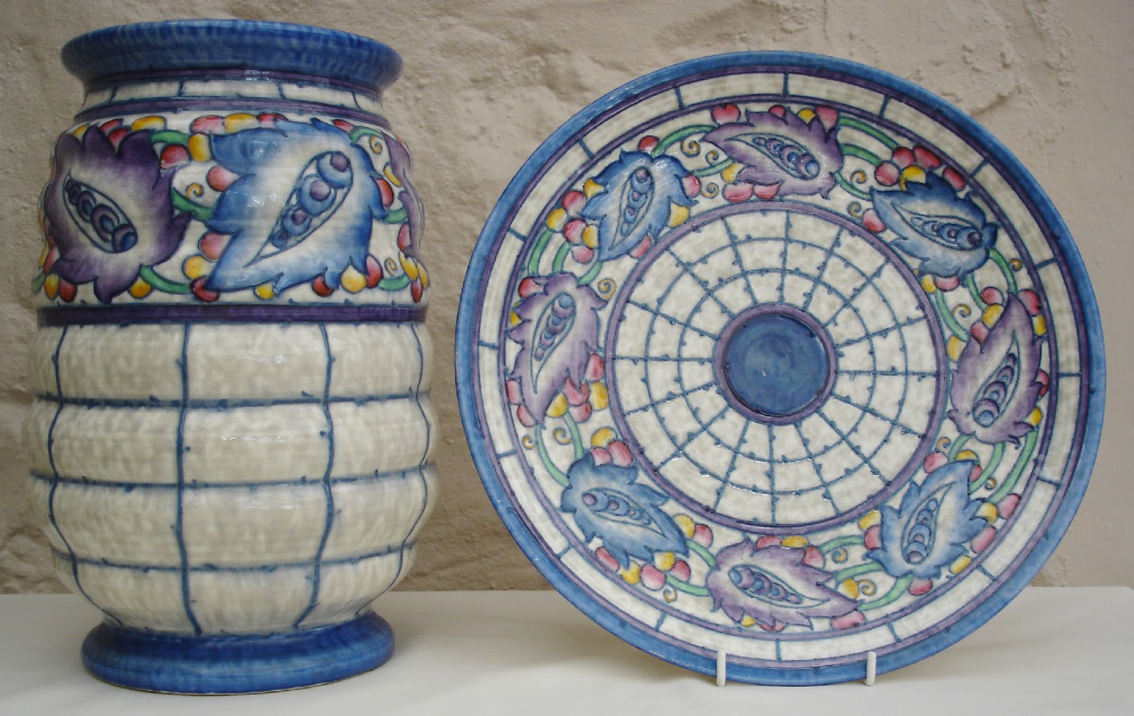 Crown Ducal & Charlotte Rhead Pottery: 5391 - Persian Leaf