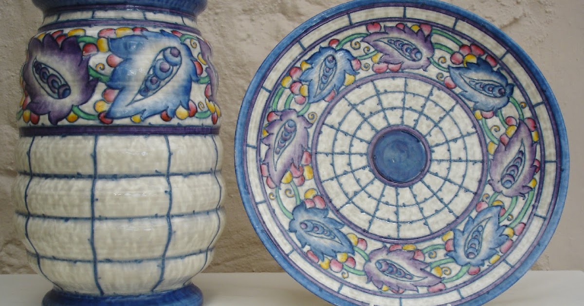 Crown Ducal & Charlotte Rhead Pottery: 5391 - Persian Leaf