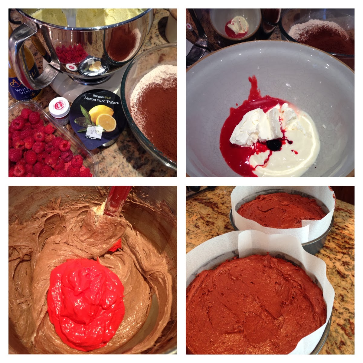 Wendi Peters Pudding Queen: RASPBERRY AND LEMON RED VELVET CAKE