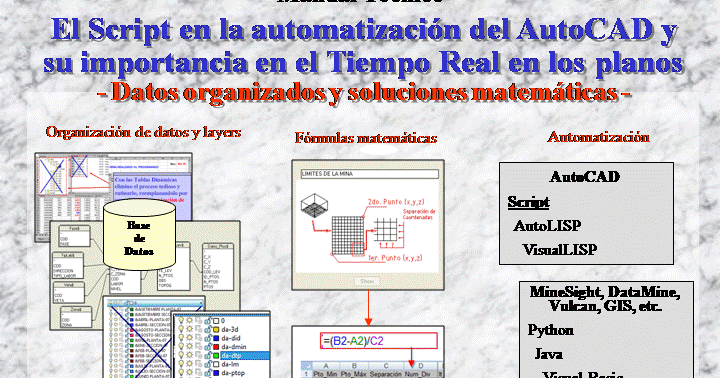 GeDatMIN - Gestión de Datos Mineros: Manual Script - Automatización del ...