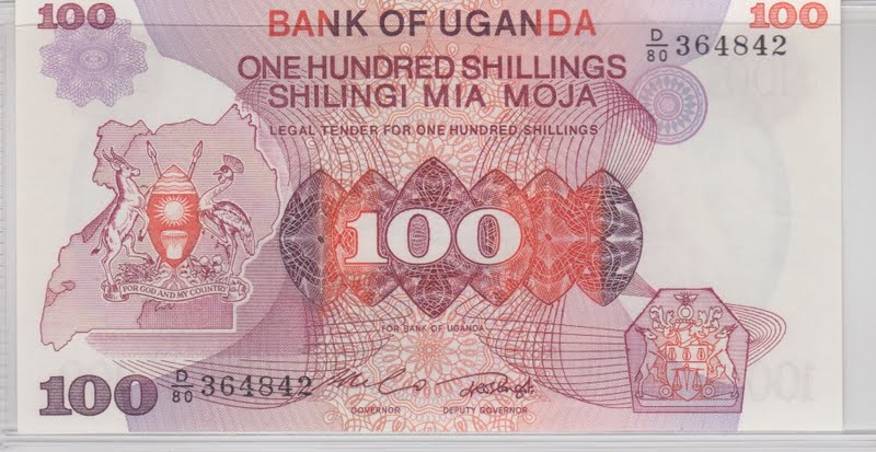 OMAR'S COLLECTIONS: Bank Notes of Uganda