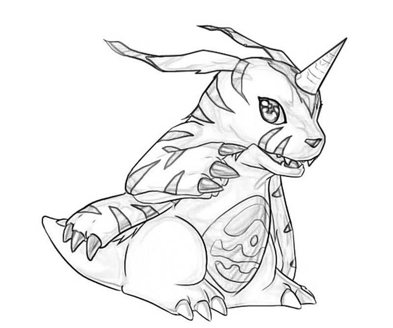 Gabumon Profil | How Coloring