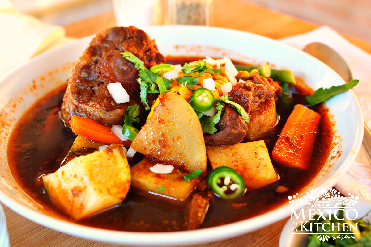 Mole de Olla, a delicious soup year around. - Mexico In My Kitchen
