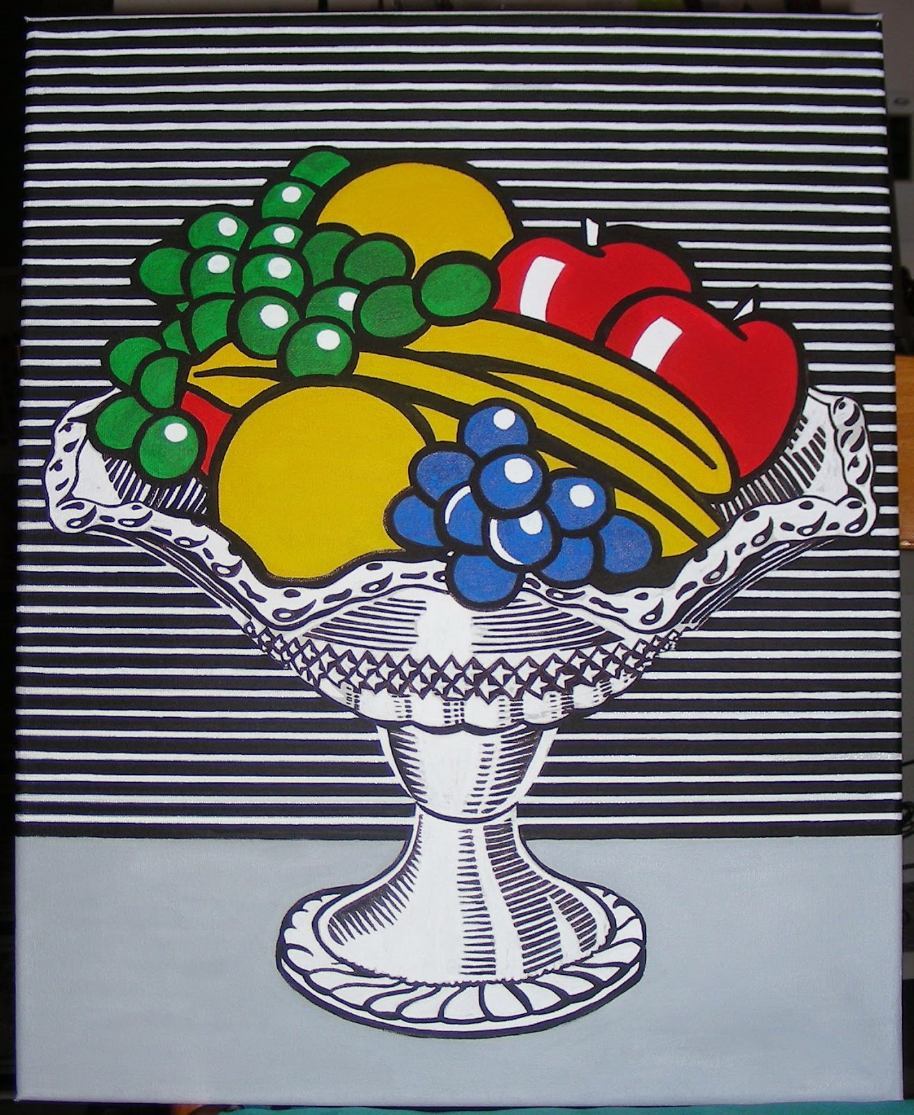 ARTI': Roy Lichtenstein - Still Life with Crystal Bowl - Acrilico e ...