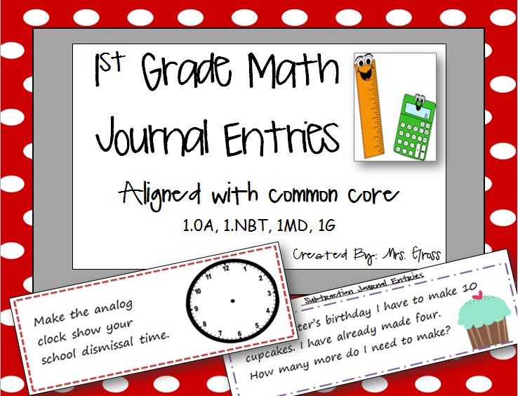 New Math Journal Entries!