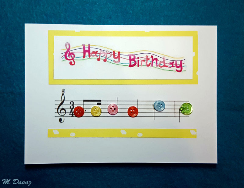 Studio Window: Musical Birthday Card