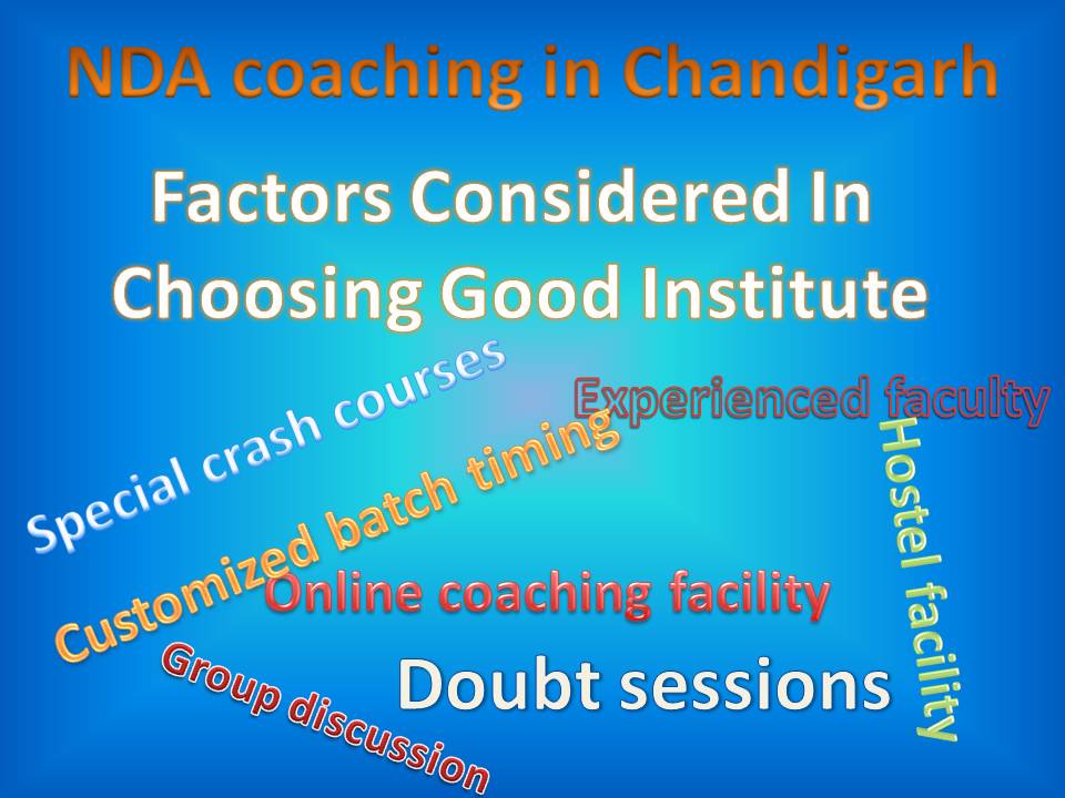 Best Coaching Guidance: NDA coaching in Chandigarh