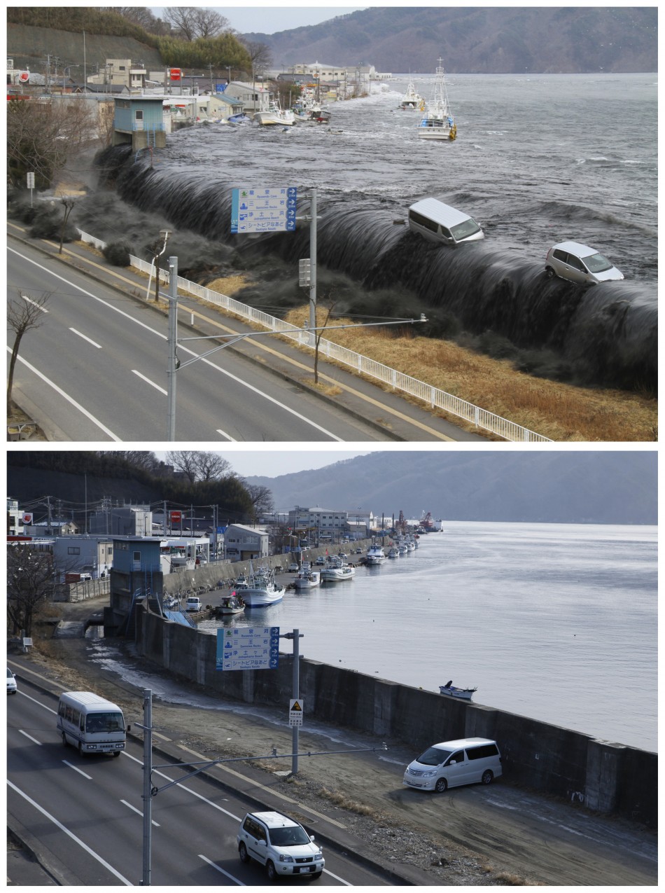 JAPAN BEFORE AND AFTER TSUNAMI - Omygad!