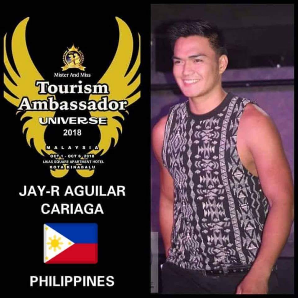 airwindzone: Jay-R Aguilar Cariaga for Mister and Miss Tourism Ambassador Universe 2018