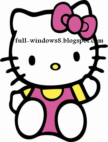Tips And Trick Windows 8: New Cute Hello Kitty Windows 8 Theme