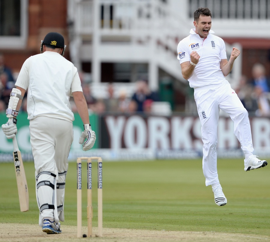 Cricket Gloden Moments: James Anderson is estatic to get Peter Fulton ...