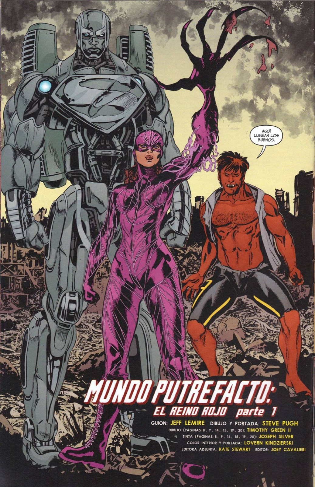 Galicia Comic: Mundo Putrefacto 3 - El Reino Rojo (Animal Man 13 - 18 ...