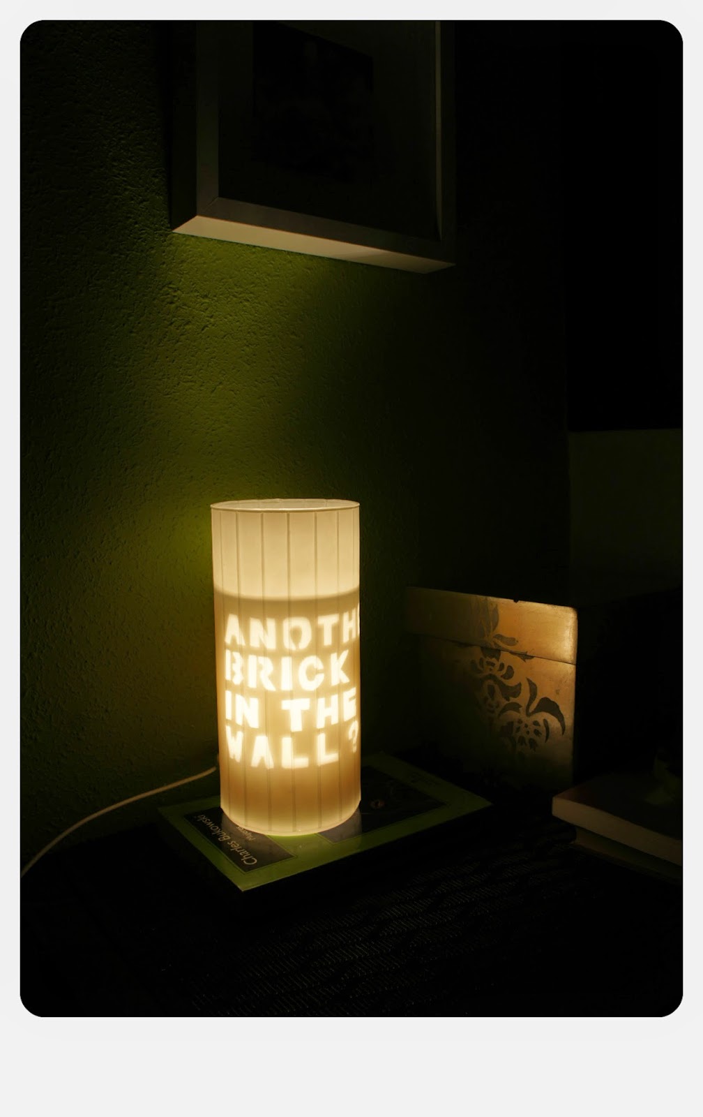 Re-making !!: COOL MESSAGE LAMP
