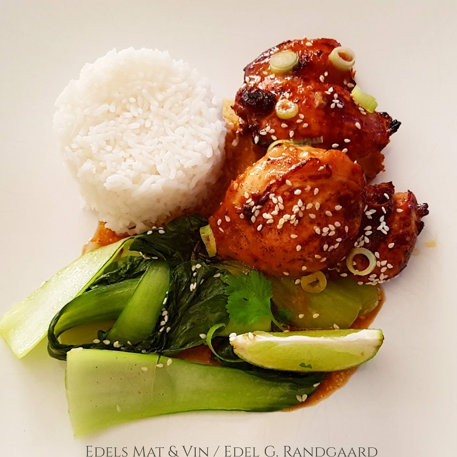 Edels Mat : Marinert kylling med Sriracha, honning og hvitløk ...