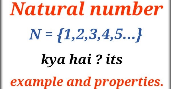 Natural numbers kya hai ? with example | Properties - Maths Tricks in ...